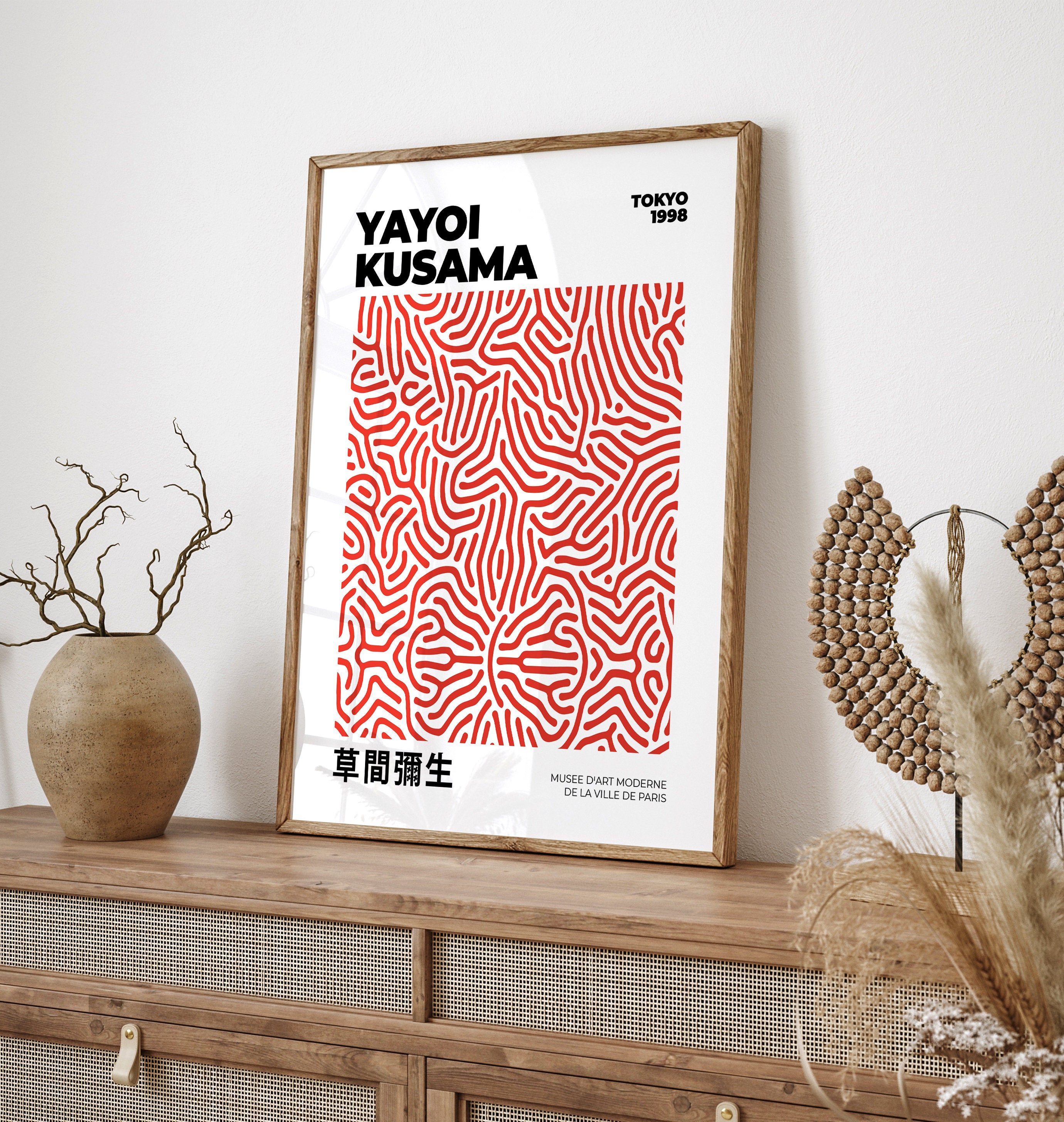 Gallery Wall Set of 3,yayoi Kusama Print,andy Warhol Print,printable ...
