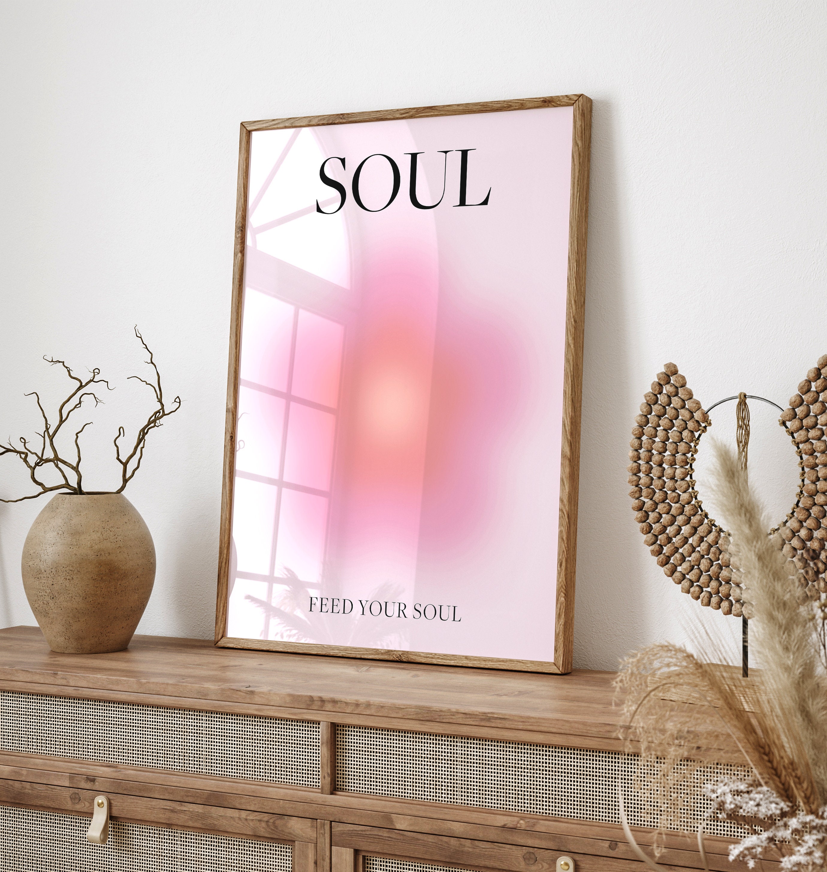 Mind Body Soul Aura Poster 3 Piece Wall Art, Aura Energy Spiritual ...