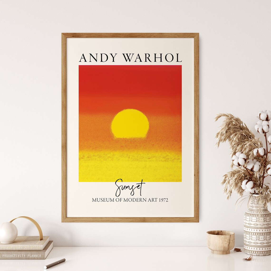 Andy Warhol Print, Andy Warhol Sunset, Andy Warhol Poster, Pop Art ...