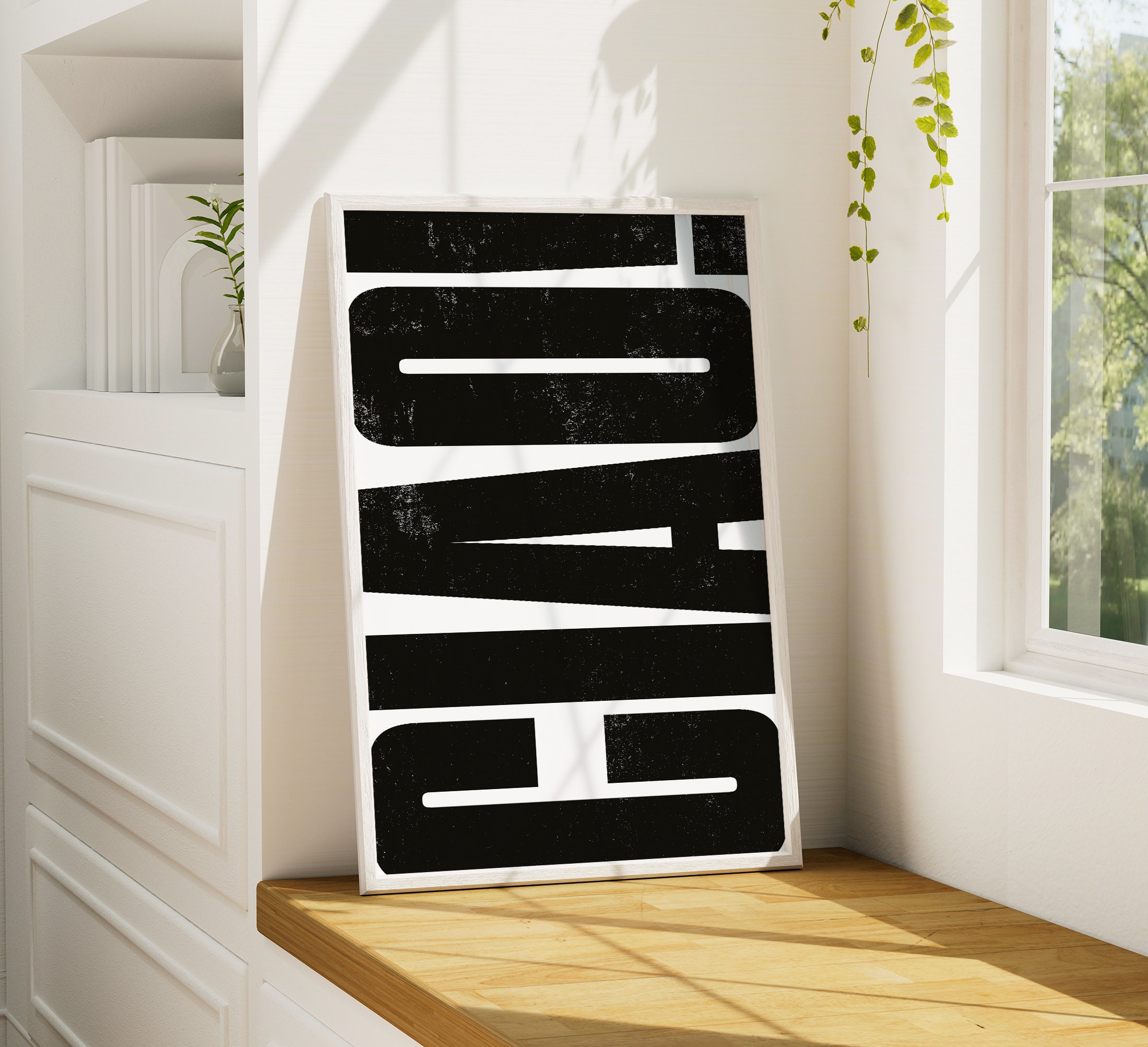 Retro Typography Postervintage Posterciao Printmonochrome - Etsy