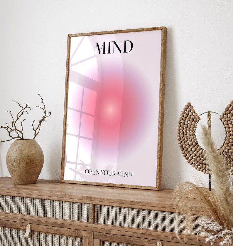 Mind Body Soul Aura Poster 3 Piece Wall Art, Aura Energy Spiritual ...