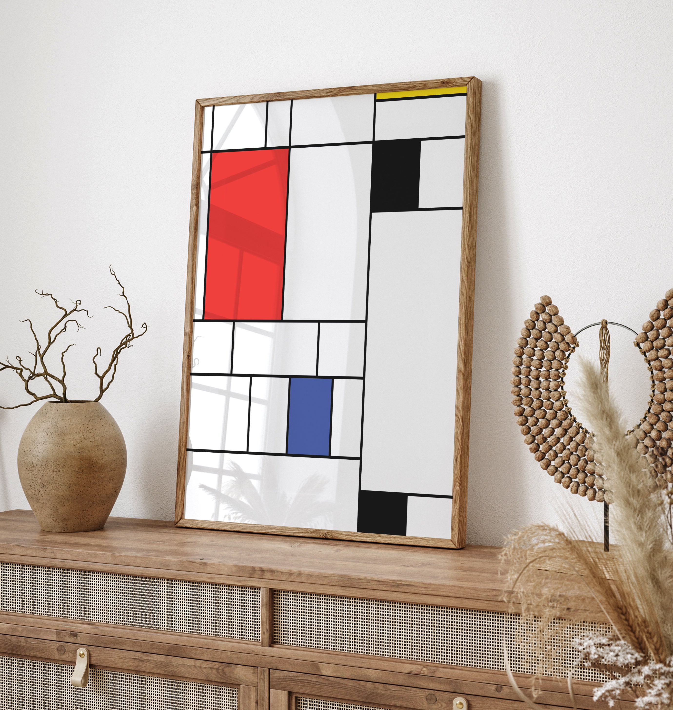 Set of 3 Piet Mondrian Print, Geometric Wall Set, Piet Mondrian, Modern ...