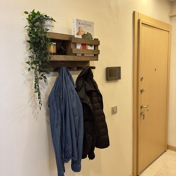 Floating Rectangle Shelf Bathroom Shelf Quality Wood Shelf Kitchen ...