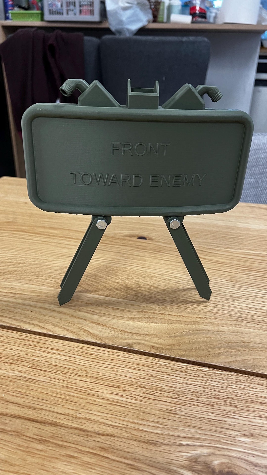 M18A1 Claymore Mine 3D Printed Replica in Military Green. Military ...