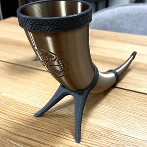 Traditional Viking Drinking Horn is Made From Cow's Horn Called khantsi ...