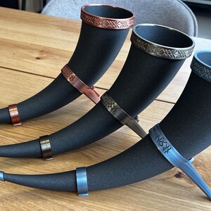 Traditional Viking Drinking Horn is Made From Cow's Horn Called khantsi ...
