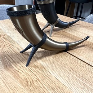 Traditional Viking Drinking Horn is Made From Cow's Horn Called khantsi ...