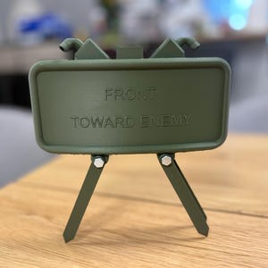 M18A1 Claymore Mine 3D Printed Replica in Military Green. Military ...