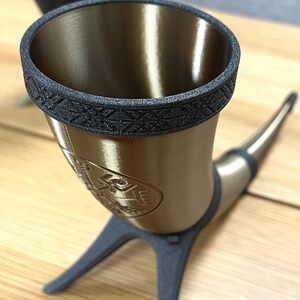 Traditional Viking Drinking Horn is Made From Cow's Horn Called khantsi ...
