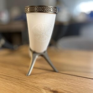 Traditional Viking Drinking Horn is Made From Cow's Horn Called khantsi ...