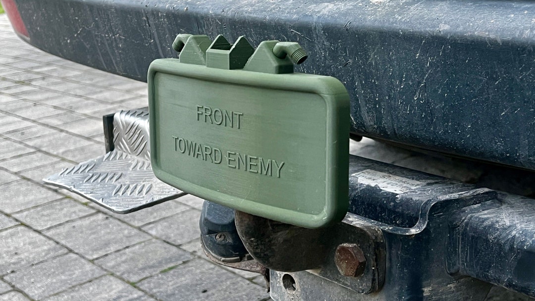 Tow Hook Cap Inspired by Military Claymore Mine M18A1. Fits Four ...