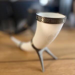 Traditional Viking Drinking Horn is Made From Cow's Horn Called khantsi ...
