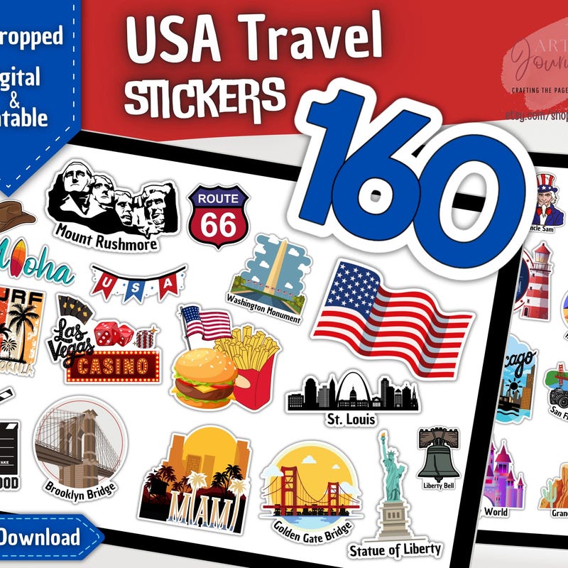 Travel Stickers - Etsy