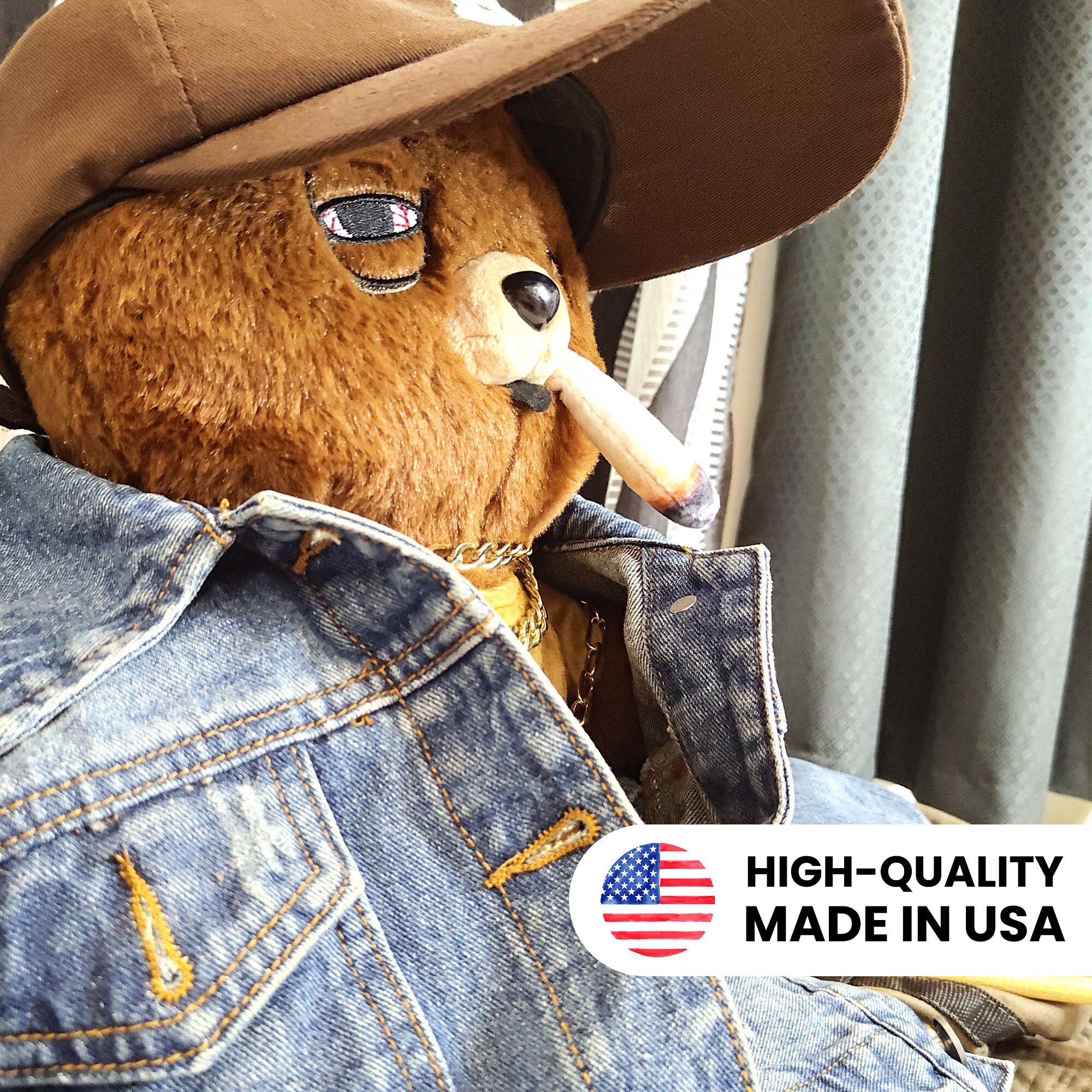 Weedy the Bear by Feeny Babies, 420 Bear, Weedy the Bear, Cannabis Toy ...