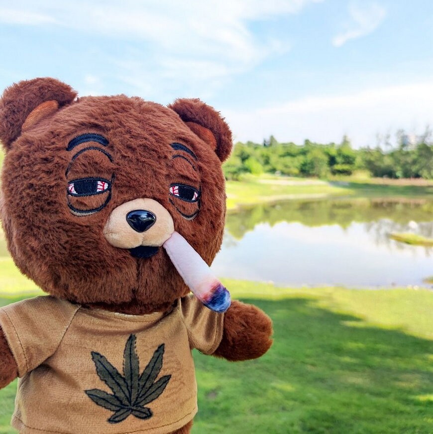 Weedy the Bear by Feeny Babies 420 Bear Weedy the Bear - Etsy