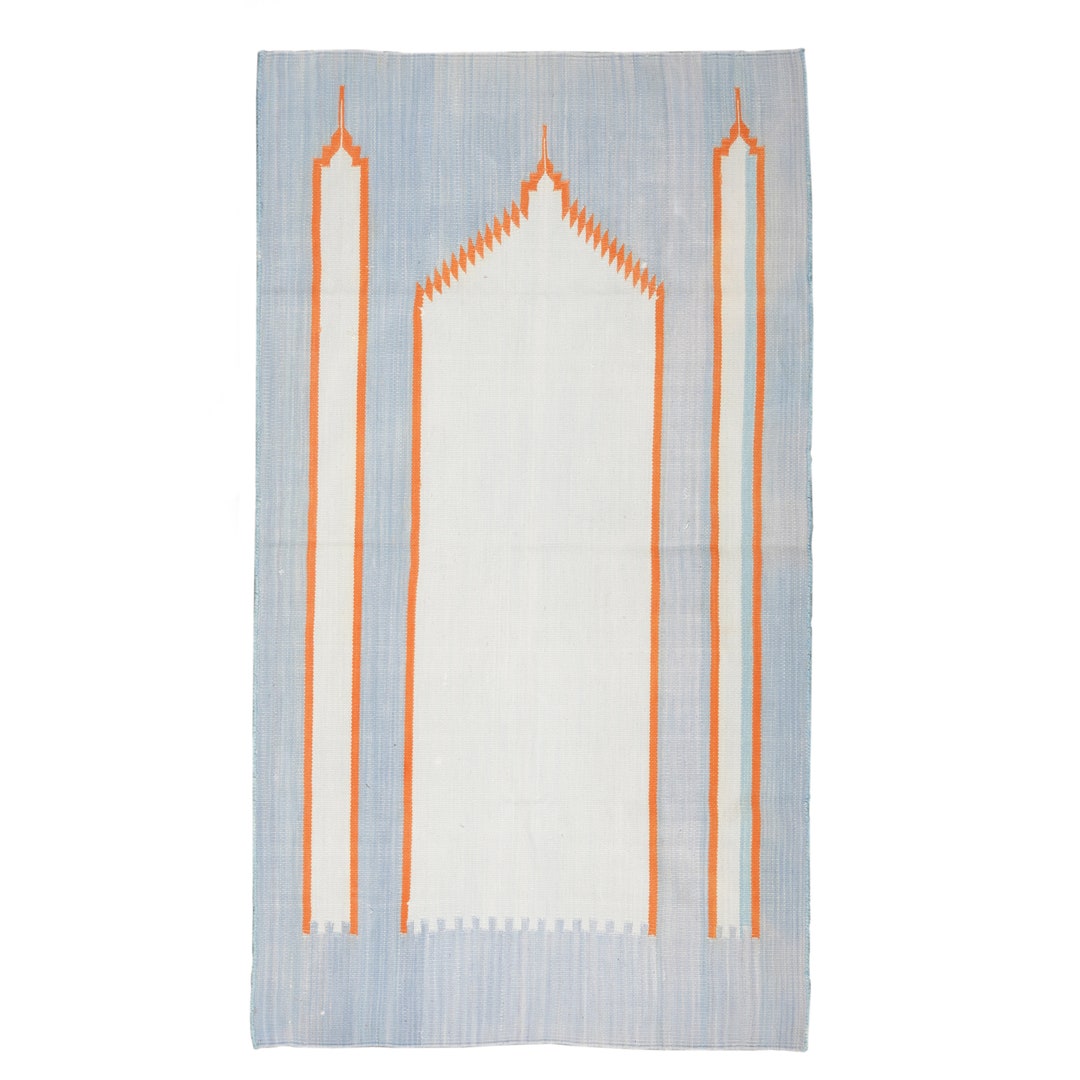 Handmade Prayer Rug for Men and Women, Handwoven Cotton Colorful ...