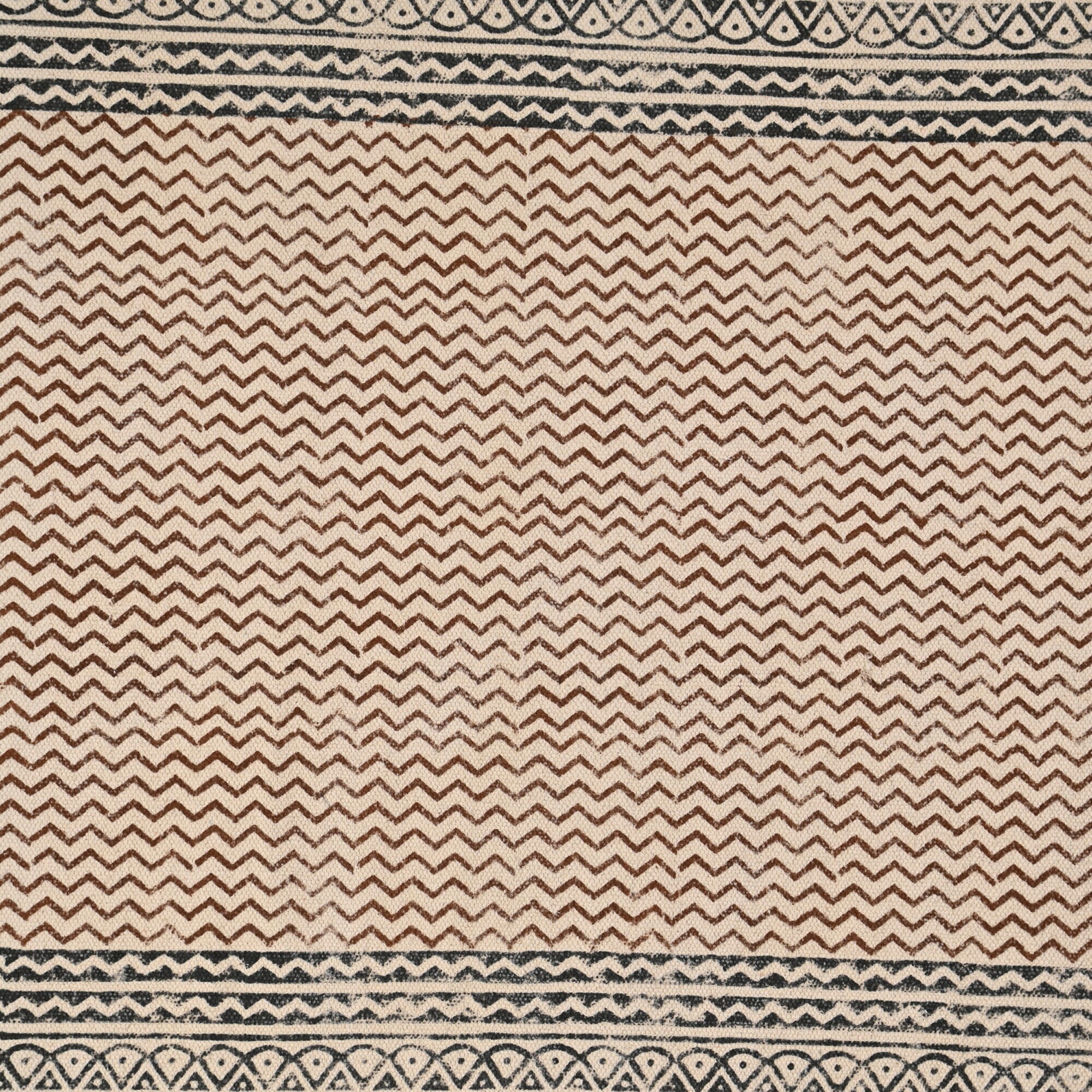 4x6 Feet Handwoven Cotton Area Rug Modern Indian Handmade Kilim Dhurrie ...