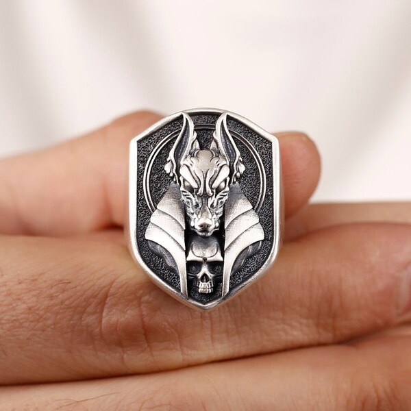 Anubis Ring - Etsy