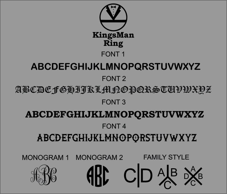 Personalized Horizontal Signet Ring for Men, Sterling Silver Engraved ...