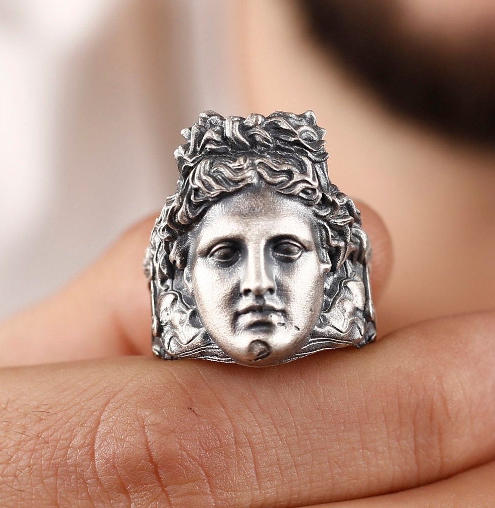 Apollo God of Art Ancient Ring for Men Greek Gods Mythology - Etsy