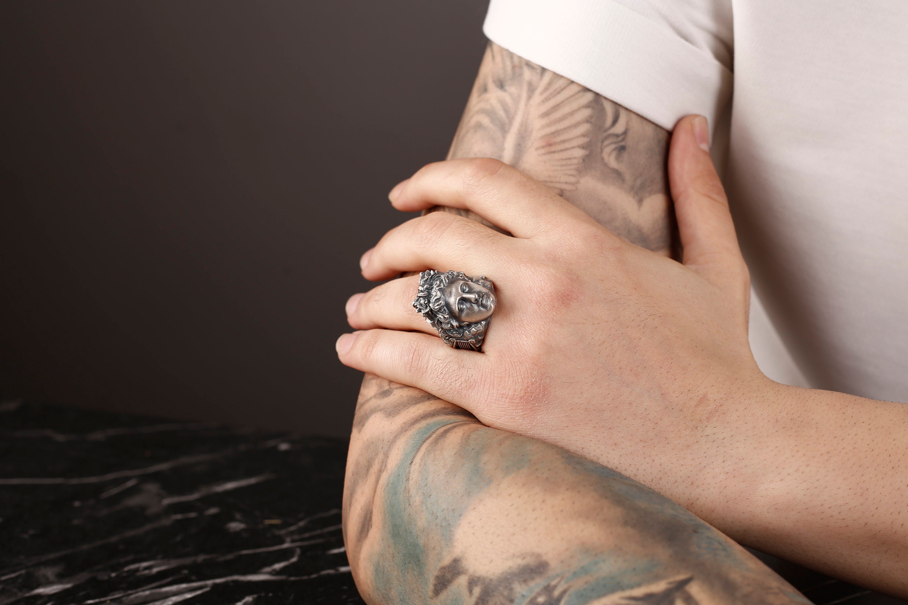 Apollo God of Art Ancient Ring for Men Greek Gods Mythology - Etsy