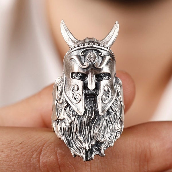 Viking Odin Ring - Etsy