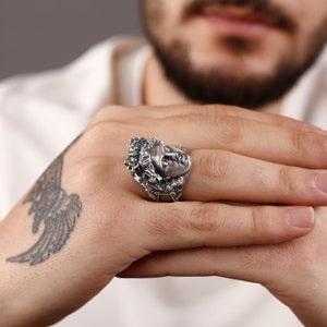 Apollo God of Art Ancient Ring for Men, Greek Gods Mythology Apollo ...
