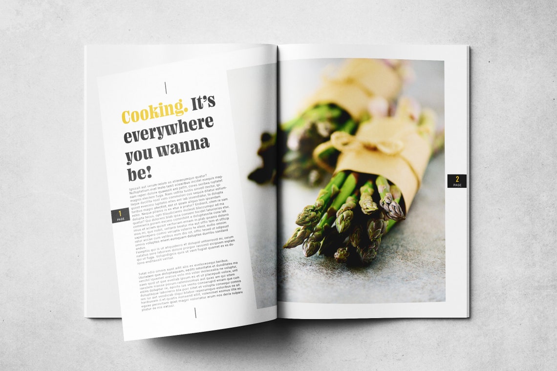 Cookbook Layout Template / Canva Recipe Book Template / Cookbook ...