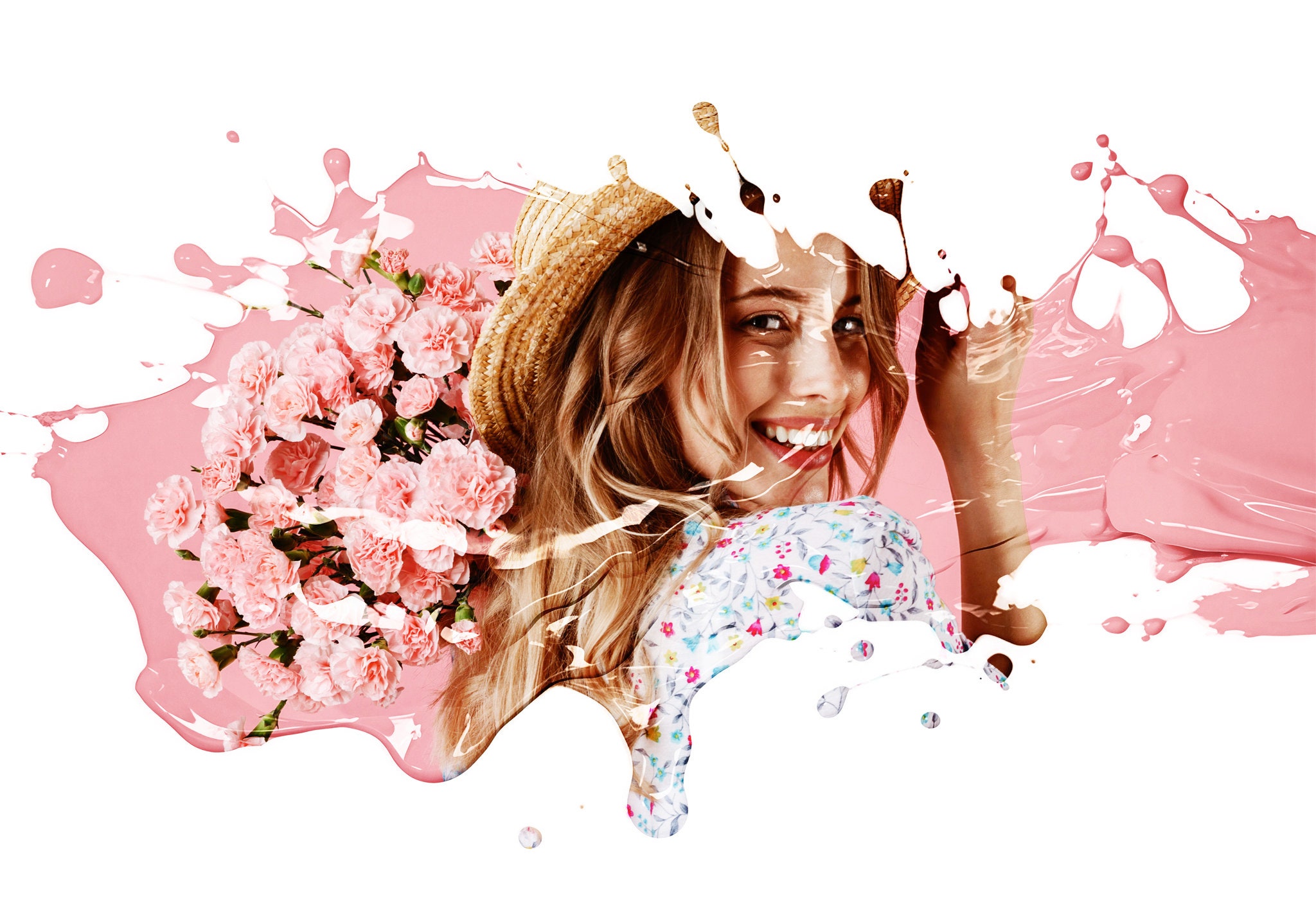 Acrylic Dripping Colors Photo Effect / Acrylic Color Photo Layer Style ...