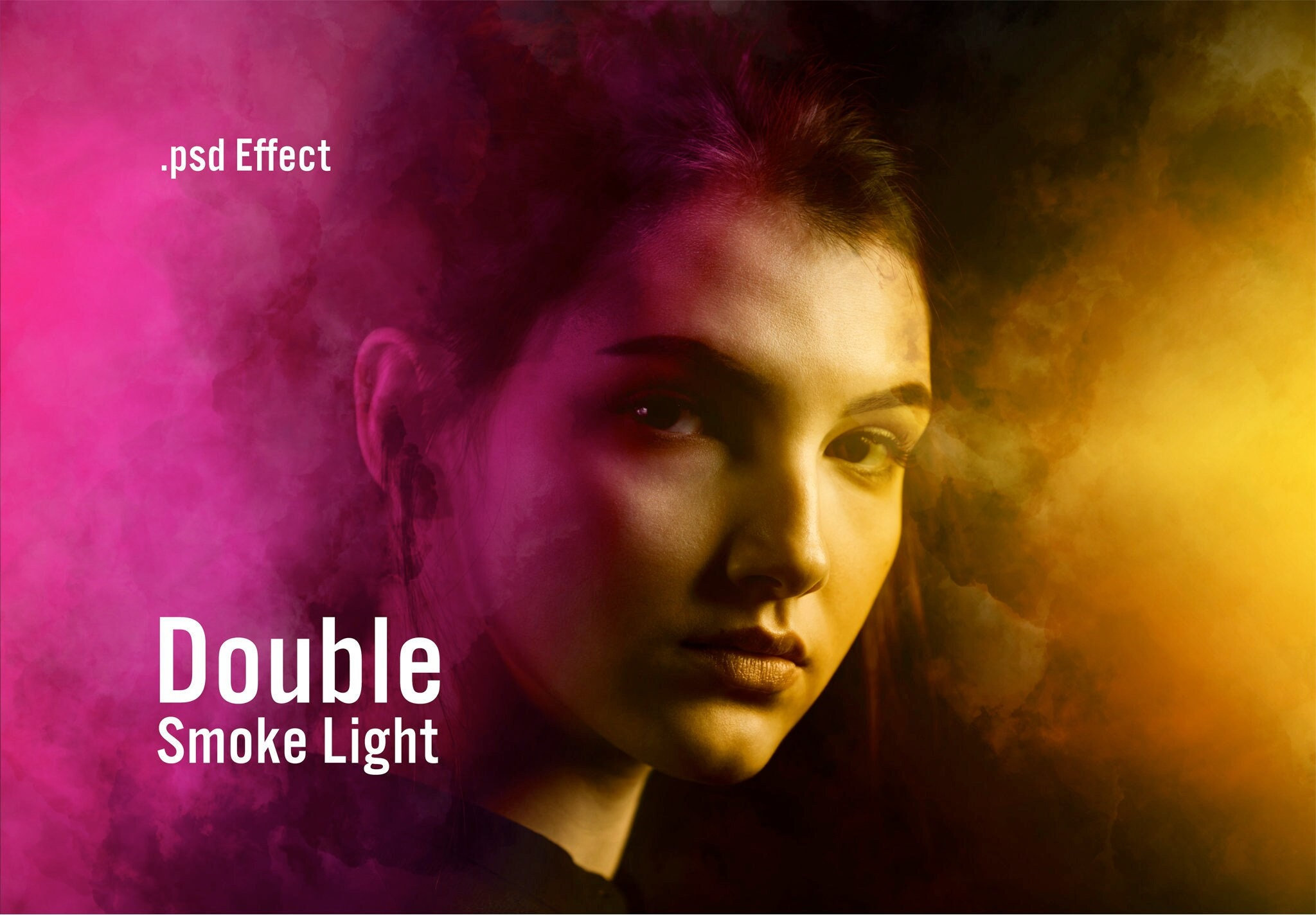 Double Smoke Light Photo Effect / Photoshop Double Light Layer Style ...