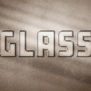 Glass Text Effect for Photoshop / Glossy Text Effect Template - Etsy