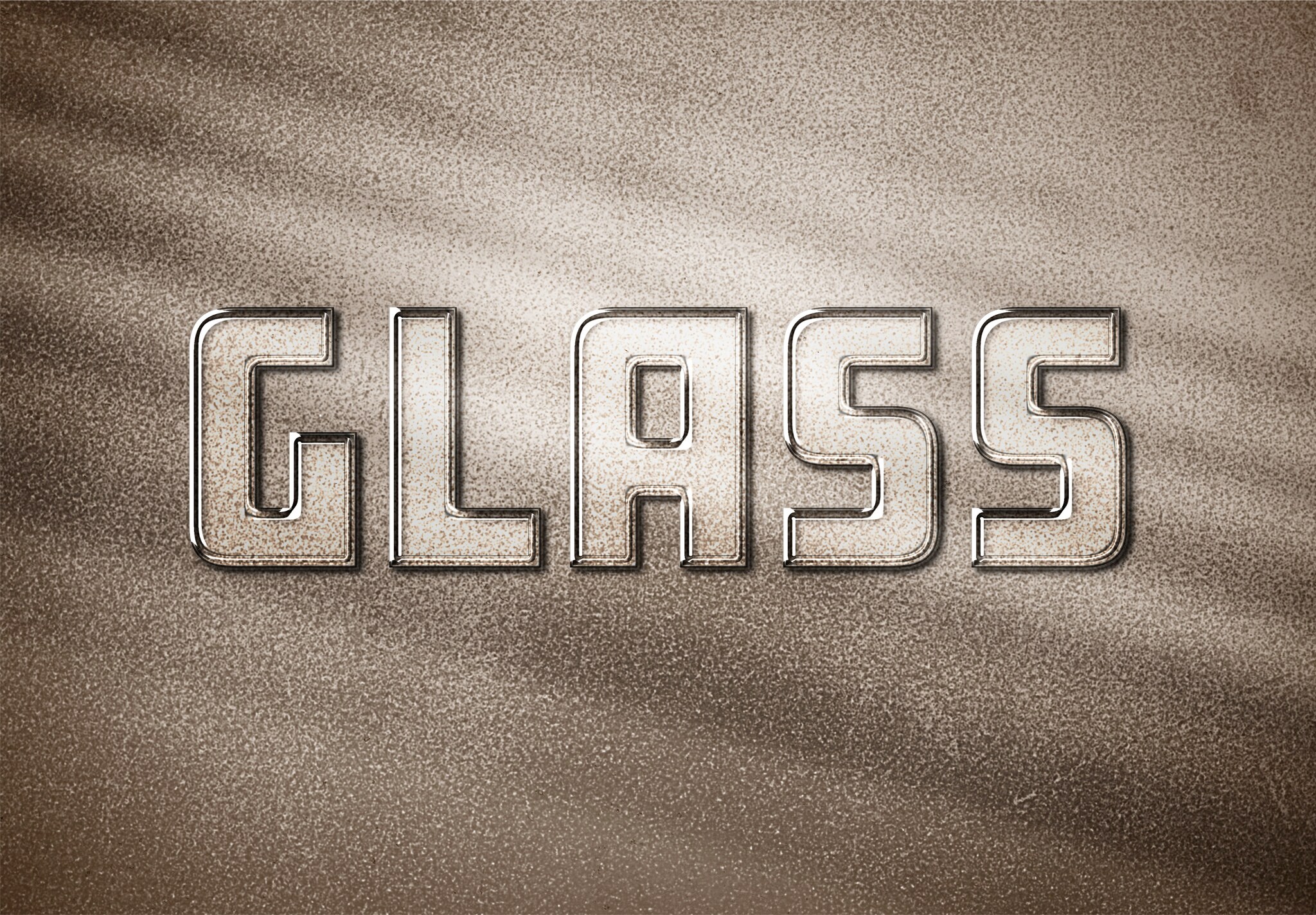 Glass Text Effect for Photoshop / Glossy Text Effect Template - Etsy
