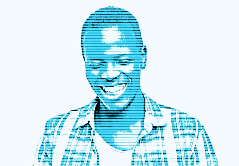 Halftone Layer Style / Halftone Line Photo Effect for Photoshop - Etsy