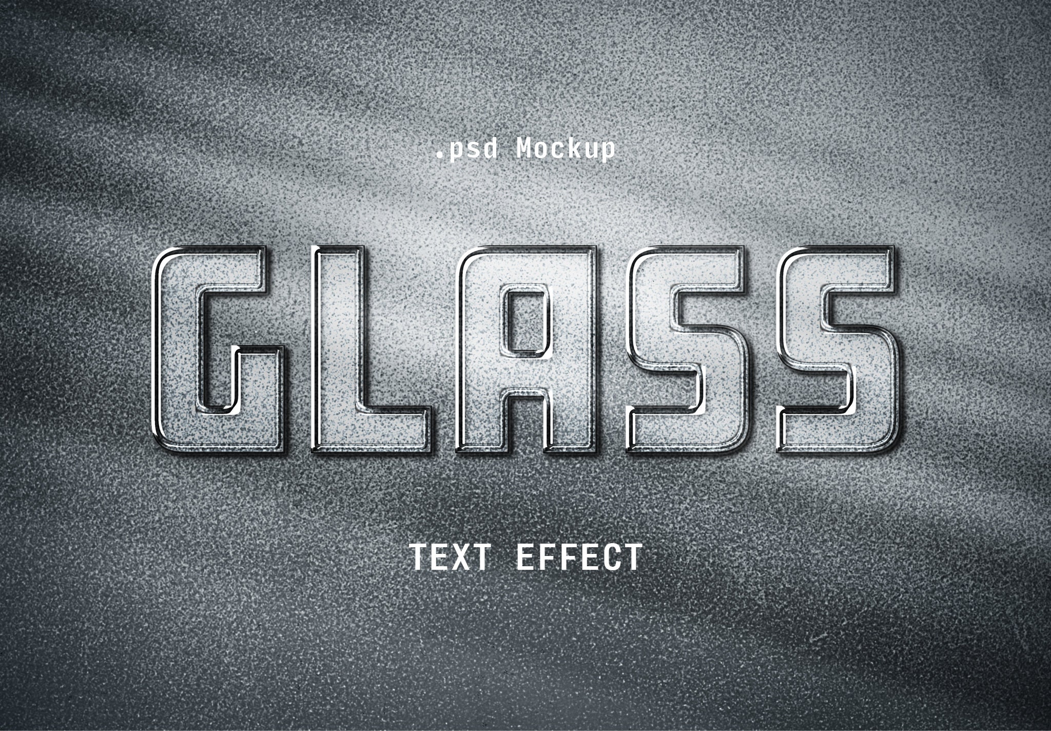 Glass Text Effect for Photoshop / Glossy Text Effect Template - Etsy