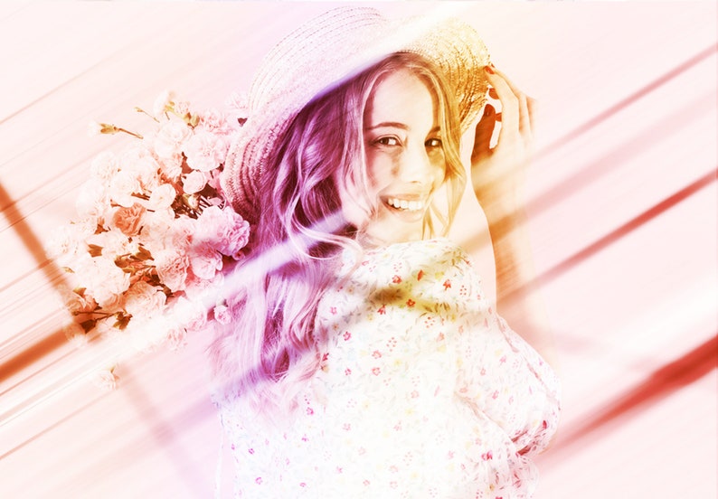 Blur Light Photo Effect / Blurred Lines Effect for Photoshop - Etsy