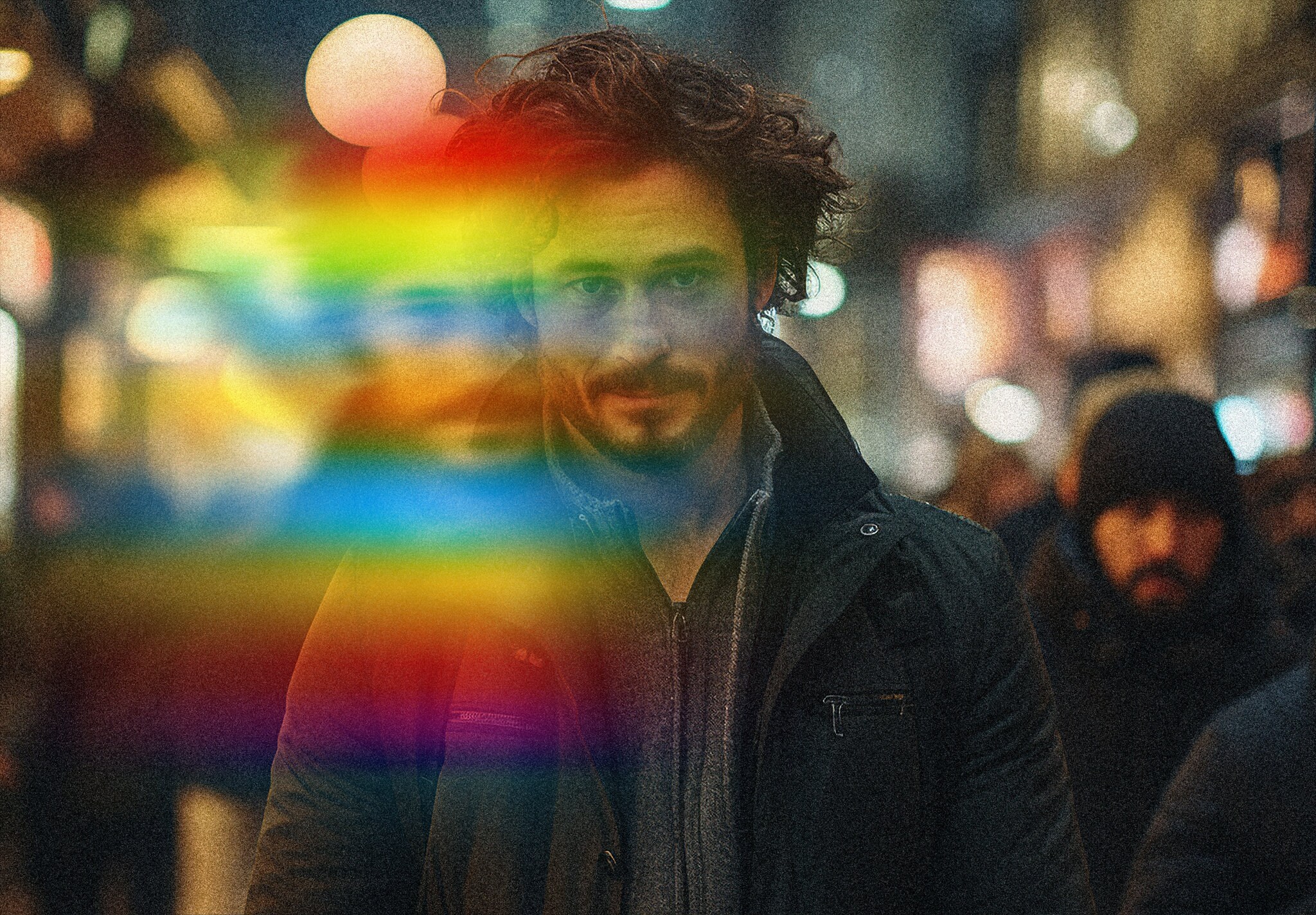 Grain Blur Photo Effect / Blurred Photoshop Effect / Blurred Light Leak ...