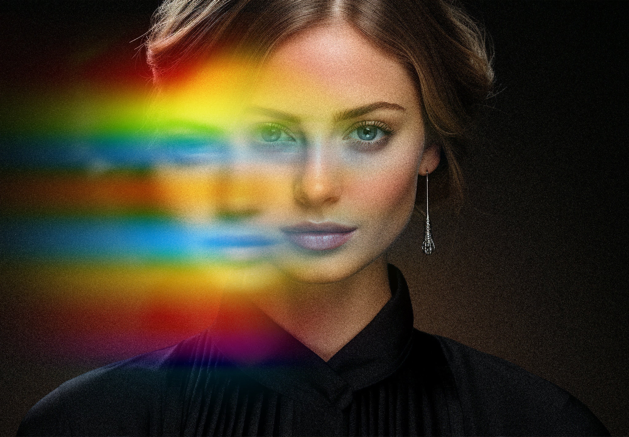 Grain Blur Photo Effect / Blurred Photoshop Effect / Blurred Light Leak ...