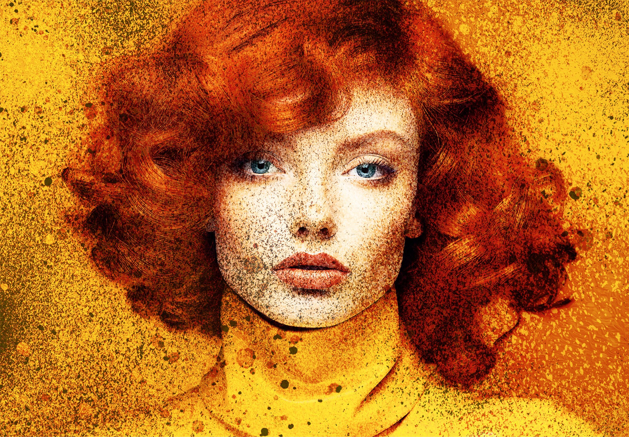 Airbrush Paint Photo Effect / Photoshop Painting Effect / Airbrush ...