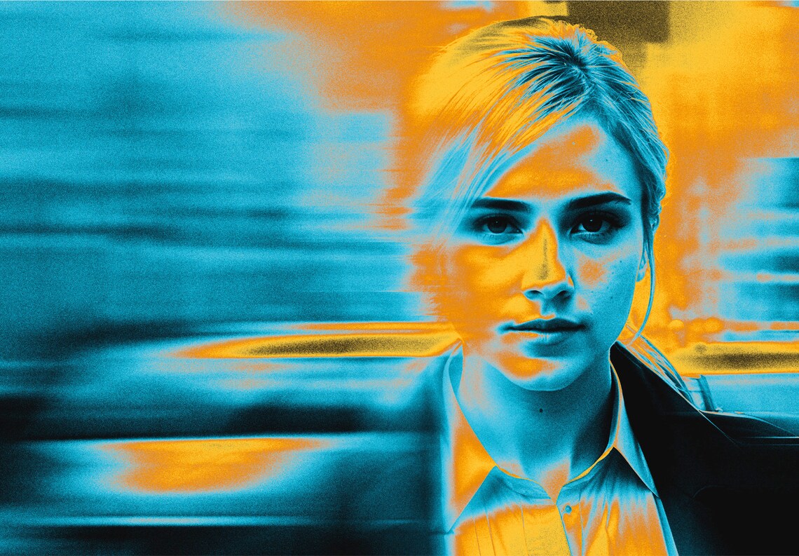 Smudged Gradient Map Photo Effect / Photoshop Smudged Color Layer Style ...