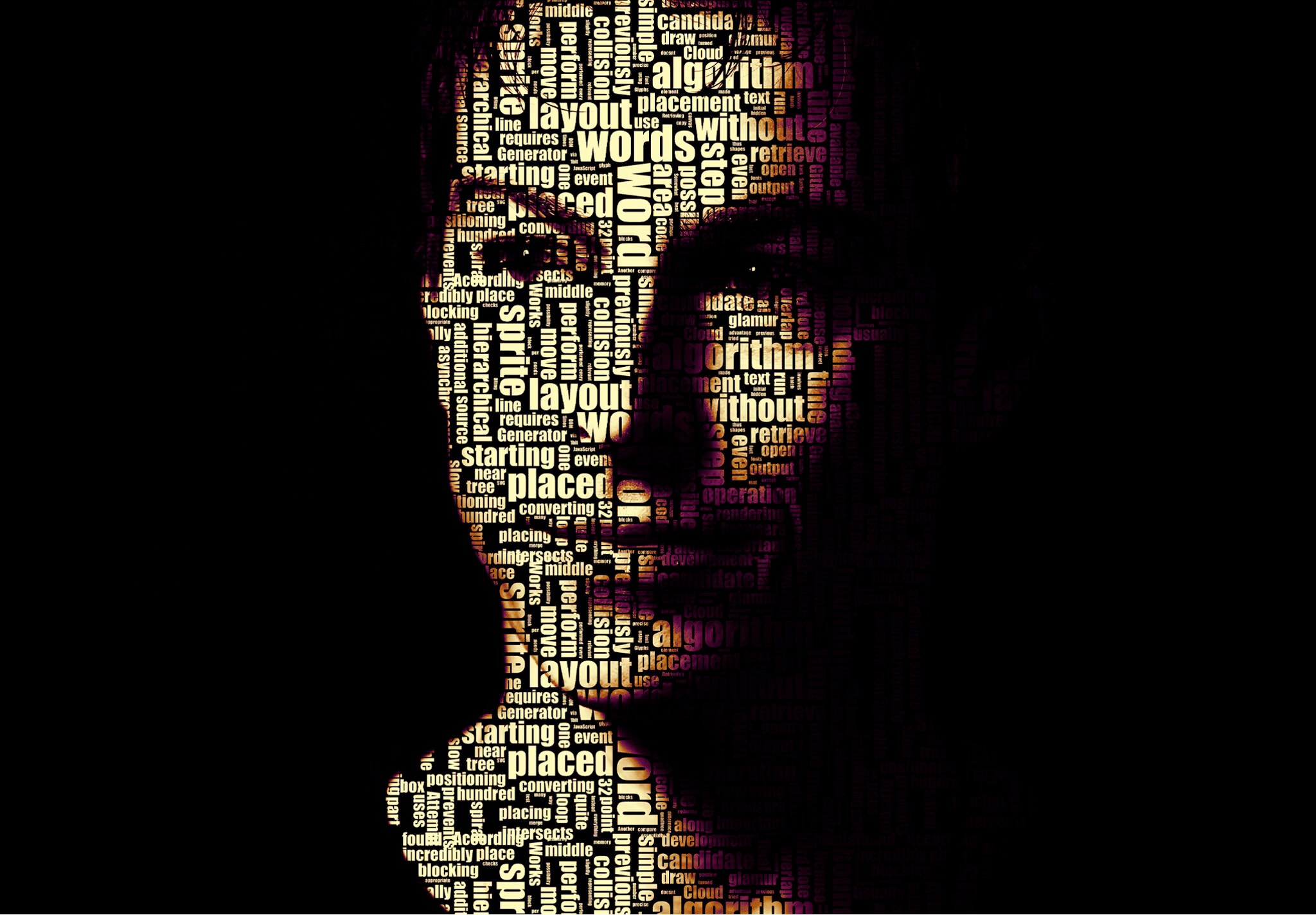 Text Portrait Photo Effect / Text Masking Photo Effect for Photoshop - Etsy