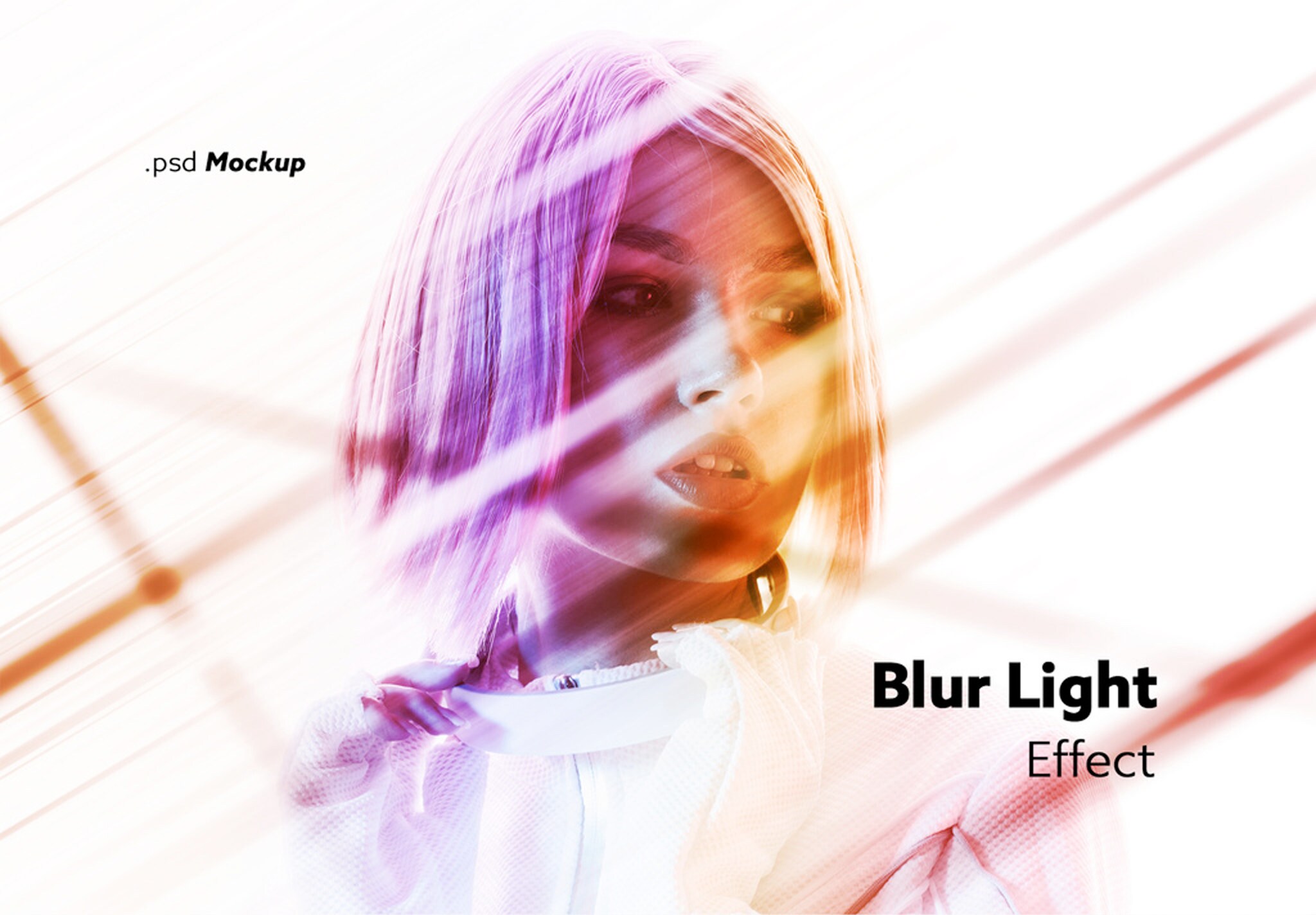 Blur Light Photo Effect / Blurred Lines Effect for Photoshop - Etsy