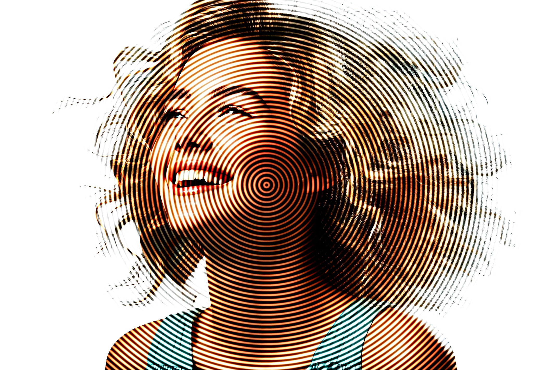 Halftone Photo Effect / Radial Halftone Photoshop Effect - Etsy