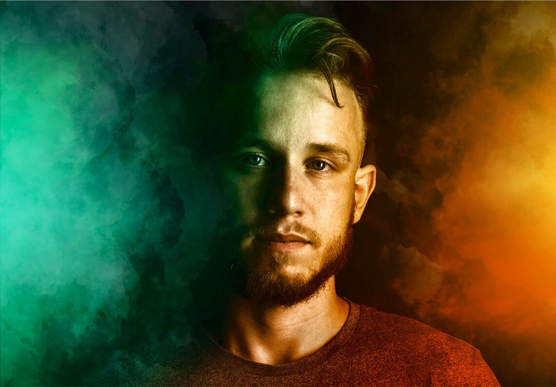 Double Smoke Light Photo Effect / Photoshop Double Light Layer Style ...