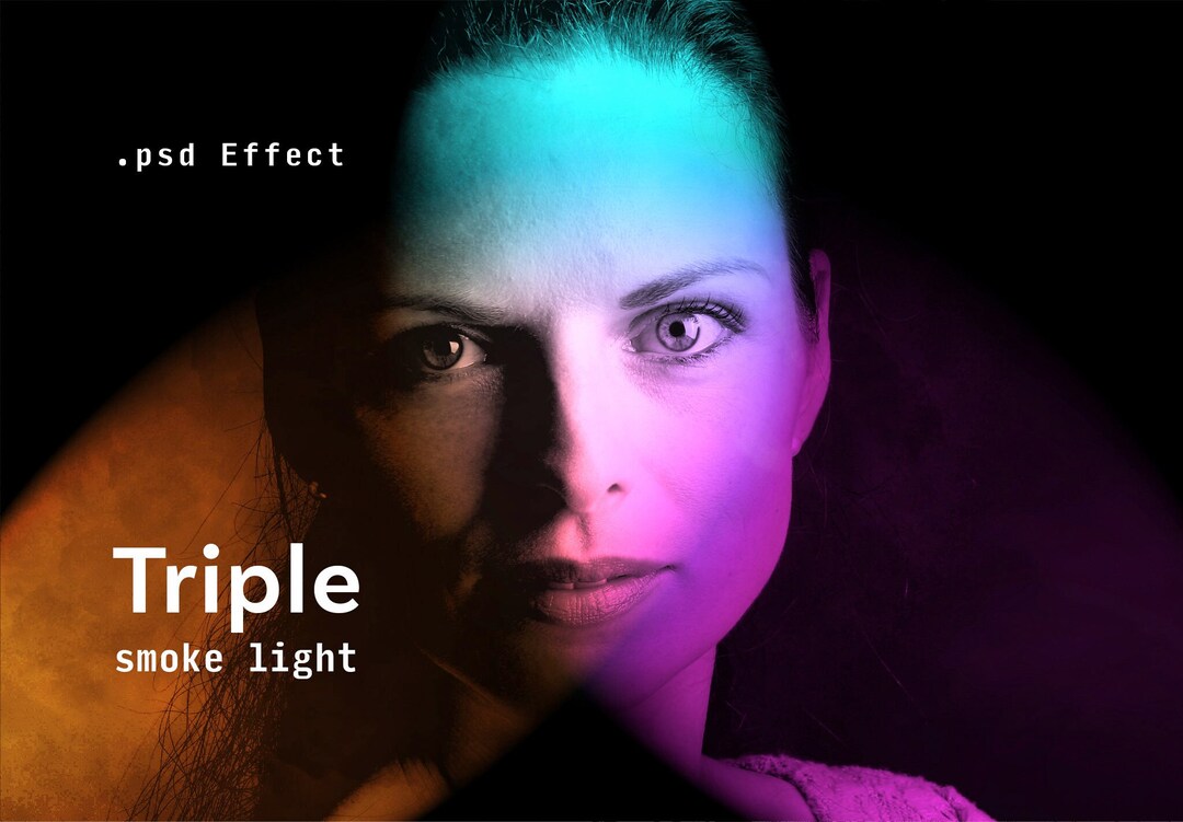 Triple Smoke Light Photo Effect for Photoshop - Etsy