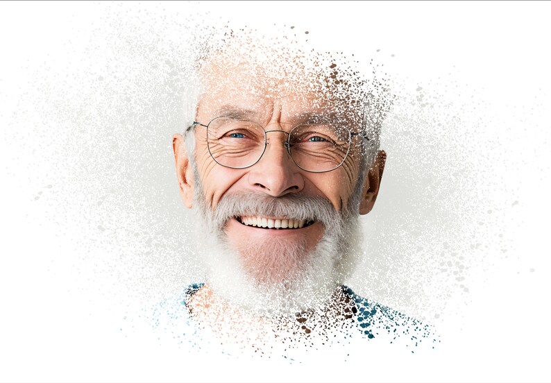 Spray Art Photo Effect for Photoshop / Spray Photo Mask for Portraits ...