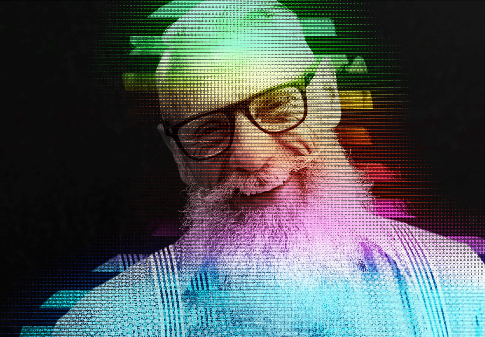 Hologram Photo Effect/holo Light Photo Style for Photoshop / Hologram ...