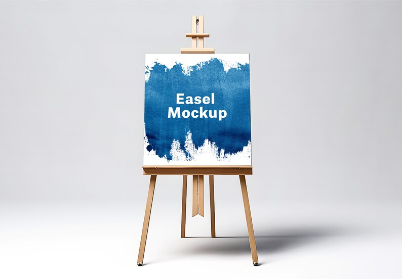 Easel Mockup / Art Canvas Photoshop Mockup / Paint Canvas Mockup - Etsy