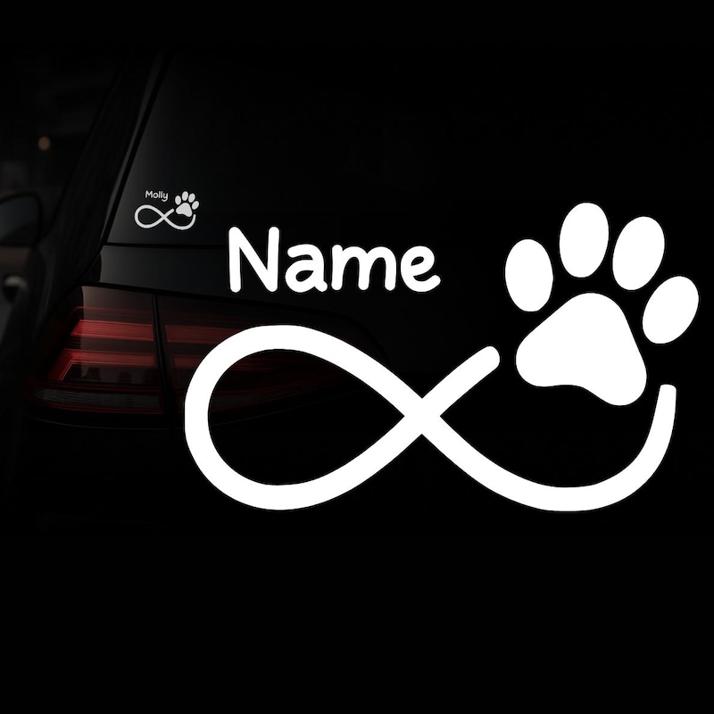 Personalisierte unendlichkeitsaufkleber - Etsy.de