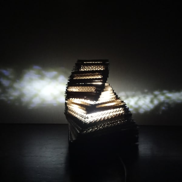 Cardboard Lamp - Etsy