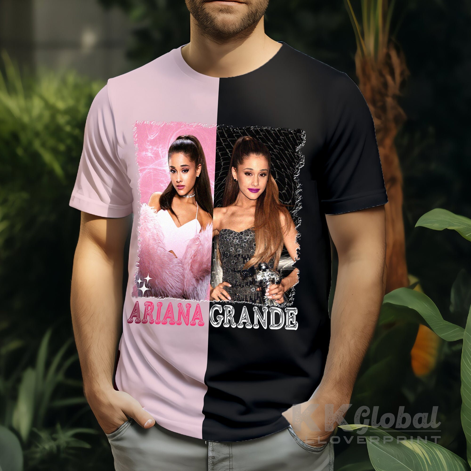 Ariana Two Tone Split shirt 3D,Ariana I miss you, I'm sorry Shirt sold ...